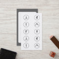 Yoga Business Card 10 Class Pass | Zazzle
