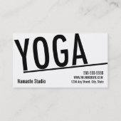 Yoga Business Card 10 Class Pass | Zazzle