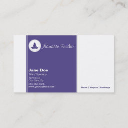 Yoga Business Card 10 Class Pass Template | Zazzle