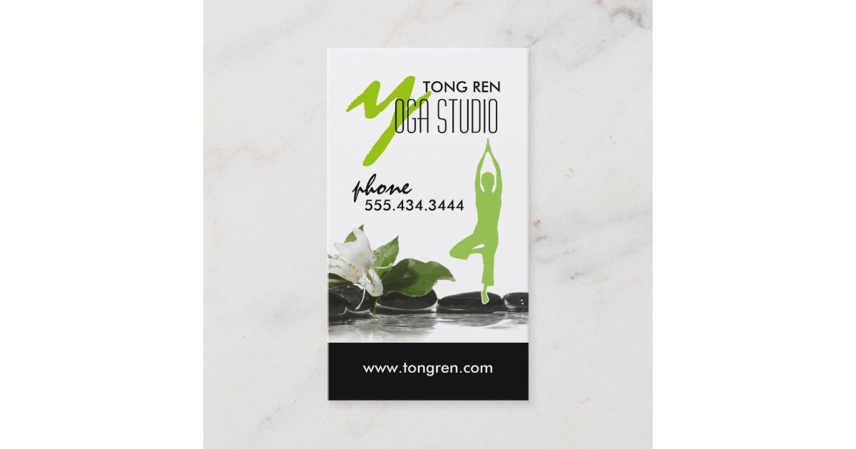 Yoga Business Card Template | Zazzle