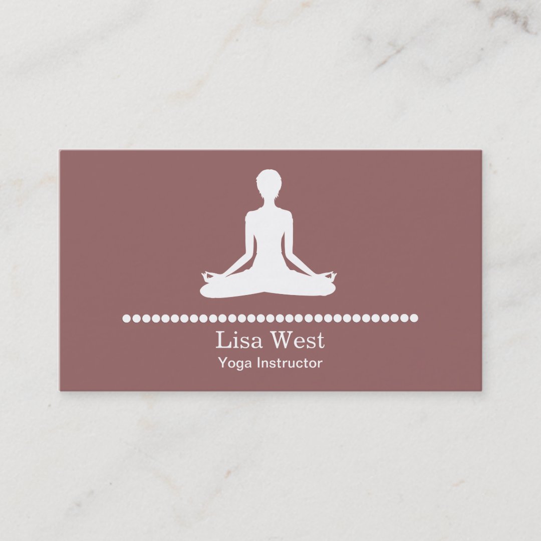Yoga Business Cards | Zazzle