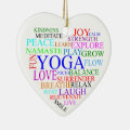 Yoga Christmas Ornaments | Zazzle