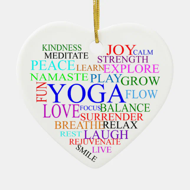 Yoga Christmas Ornaments | Zazzle