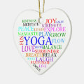 Yoga Christmas Ornaments | Zazzle