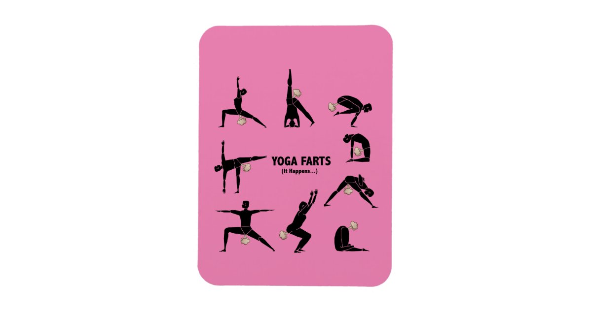 Yoga Farts Magnet Zazzle