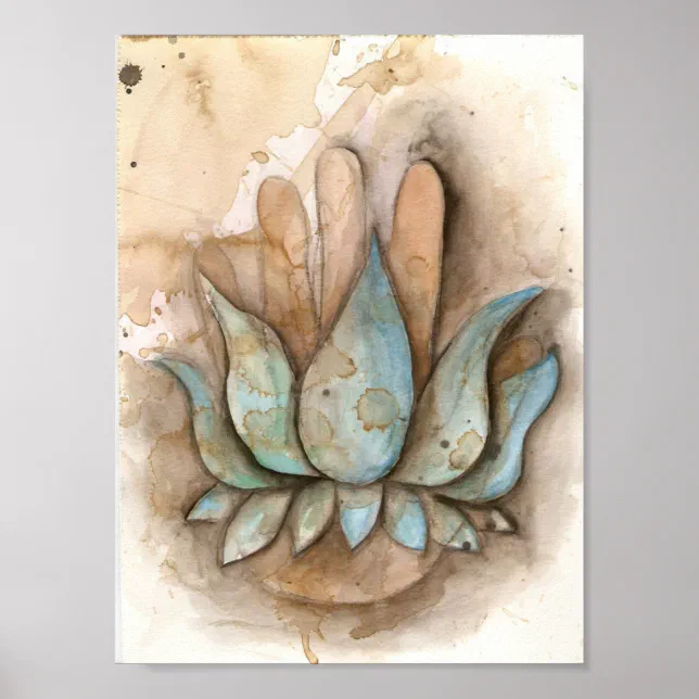 yoga healing hand poster | Zazzle