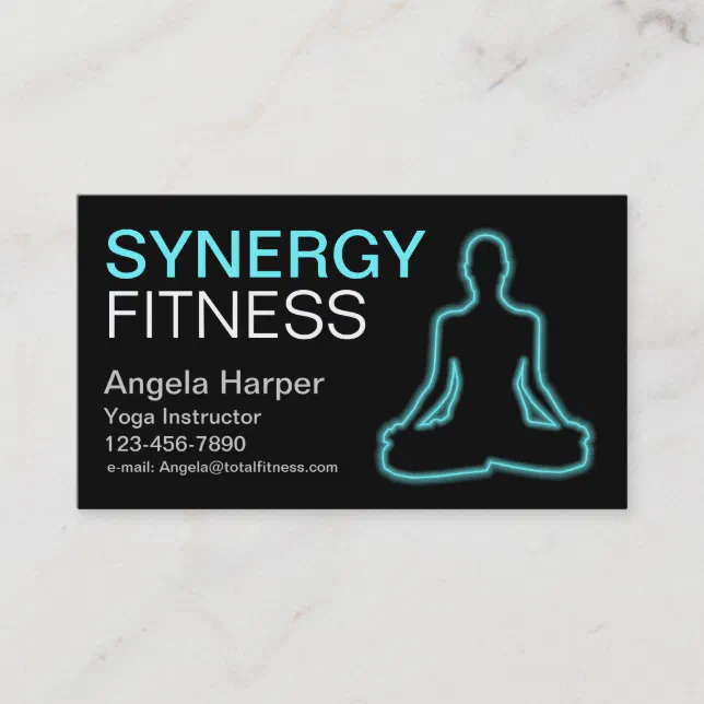 Yoga Instructor Business Card | Zazzle