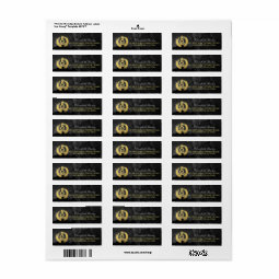 Yoga Instructor Gold Meditation Posture Zen Symbol Label | Zazzle