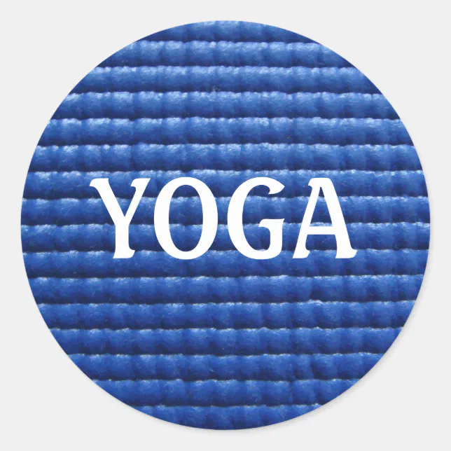 Yoga Mat Sticker | Zazzle