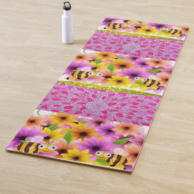 Yoga Mats Bumblebee | Zazzle