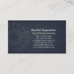 Yoga Meditation Instructor Class Pass Loyalty Card | Zazzle