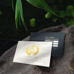 Yoga Meditation Instructor Class Pass Loyalty Card | Zazzle