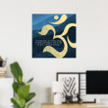 Yoga Meditation Instructor Life Coach OM Quotes Po Poster | Zazzle