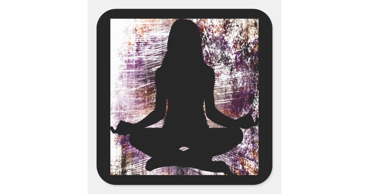 Yoga Meditation OHM Stickers | Zazzle