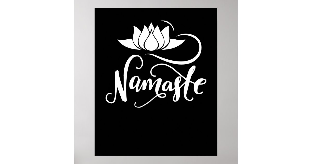 Yoga - Namaste Yoga Lover Poster | Zazzle