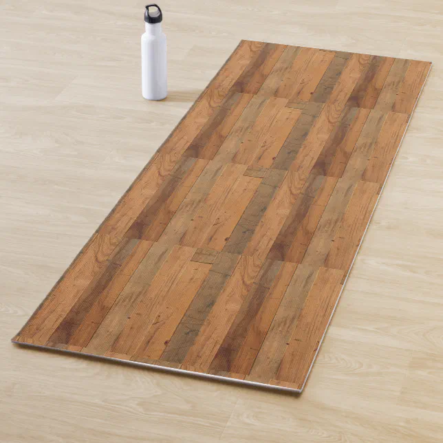 Yoga/Pilates Mat "Wood" by KeyAesthetics | Zazzle