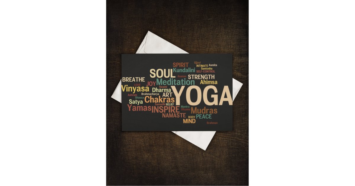 YOGA Post Card | Zazzle