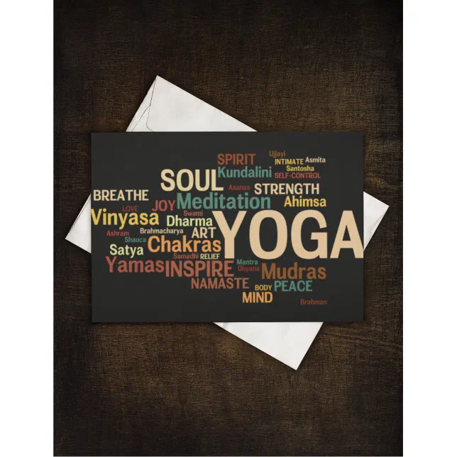 YOGA Post Card | Zazzle
