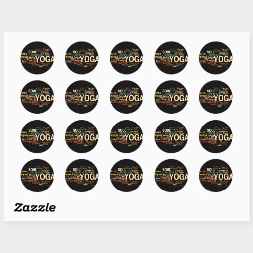 YOGA Sticker | Zazzle