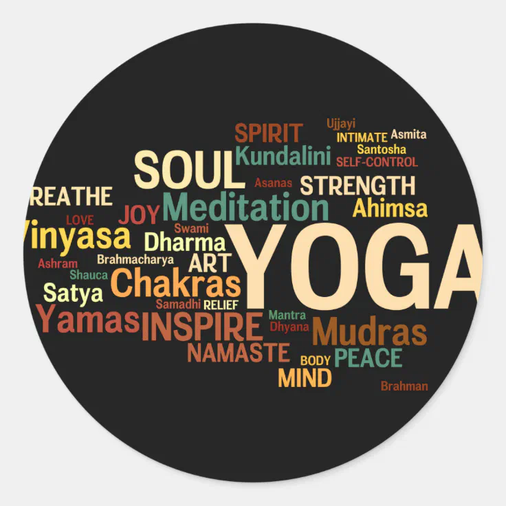 YOGA Sticker | Zazzle