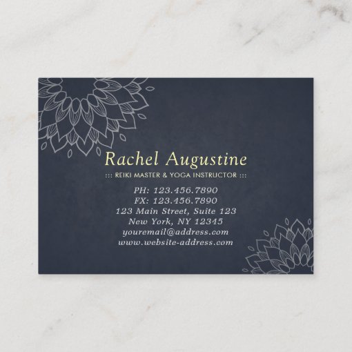 YOGA Studio Discount Coupon Loyalty Gold Mandala | Zazzle