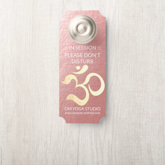 Yoga Studio Meditation Instructor Life Coach OM Door Hanger | Zazzle Yoga Studio Meditation Instructor Life Coach OM Door Hanger | Zazzle