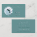 Yoga Studio Teacher Business Card | Zazzle