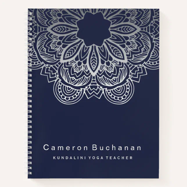 Yoga Teacher Notebook | Zazzle