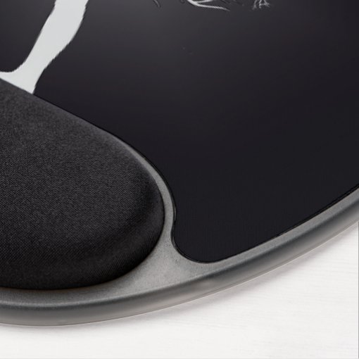 Yoga Tree in Black and White Gel Mouse Pad | Zazzle