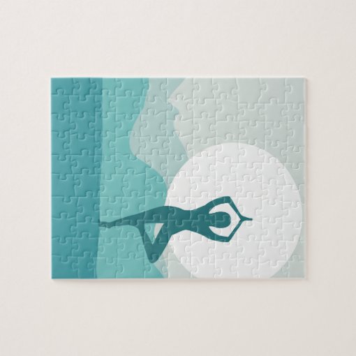 Yoga Tree Pose Jigsaw Puzzle | Zazzle