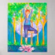 Yoga Tree Pose Poster | Zazzle