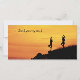 134+ Yoga Thank You Cards | Zazzle