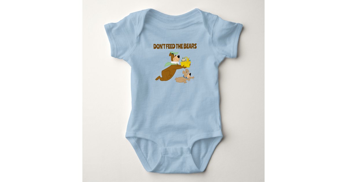 Yogi Bear and Boo-Boo Picnic Panic Baby Bodysuit | Zazzle