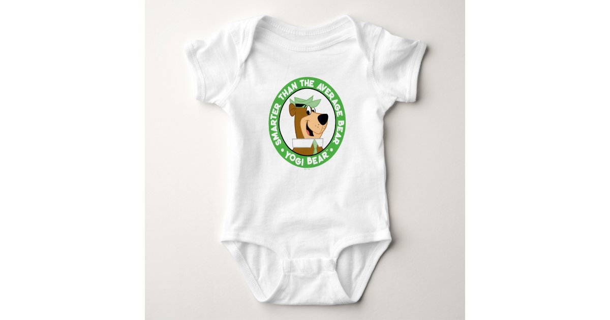 Yogi Bear Smiling Portrait Baby Bodysuit | Zazzle