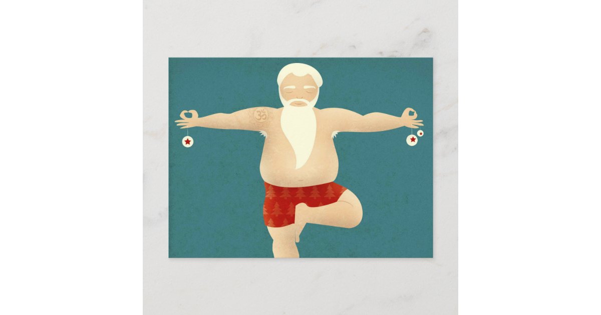 Yogi Santa - Christmas Postcard | Zazzle