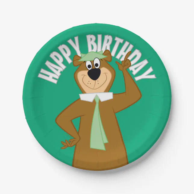 Yogi "Smarter Than The Average Bear" Paper Plates | Zazzle