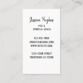 Yogi Spiritual Coach Business Card | Zazzle
