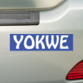 YOKWE - Marshallese greeting to you all! Bumper Sticker | Zazzle