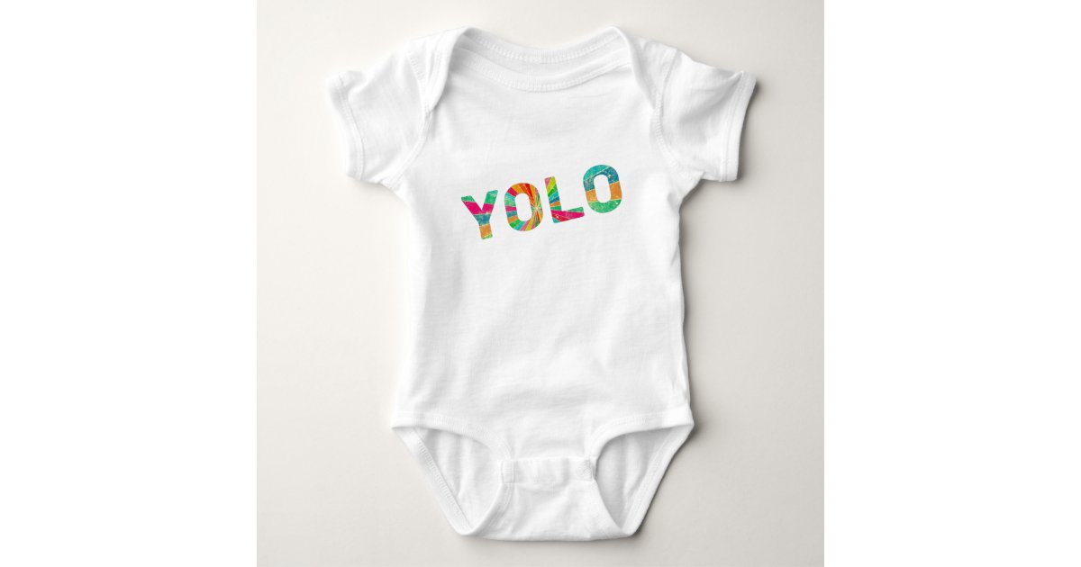 Yolo baby baby bodysuit | Zazzle
