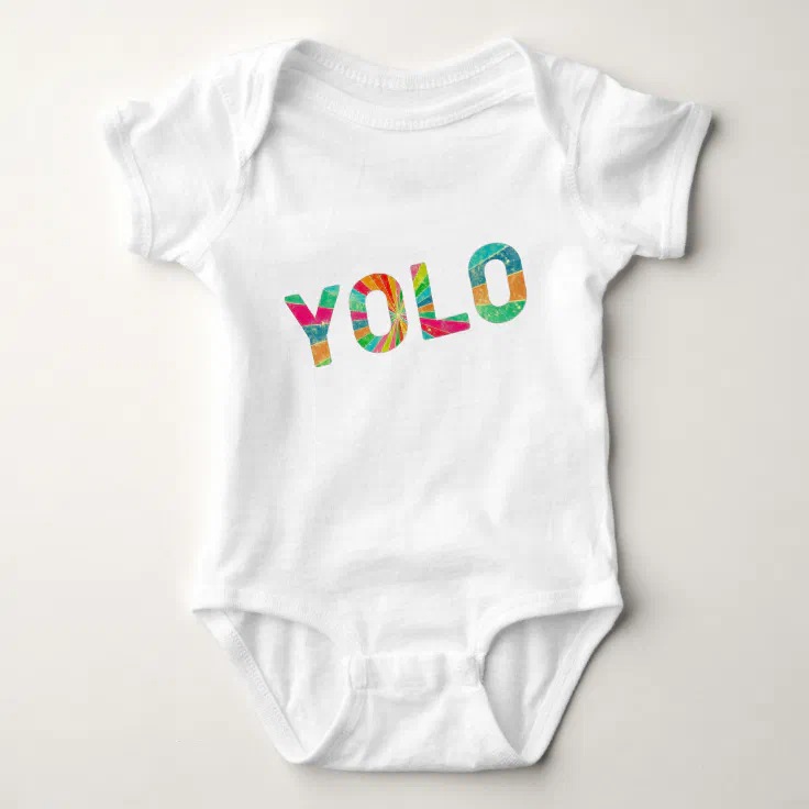 Yolo baby baby bodysuit | Zazzle