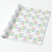 Yom Huledet Sameach Hebrew יום הולדת שמח GiftPaper Wrapping Paper | Zazzle