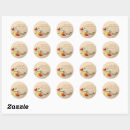 Yom Kippur l'shanah Tovah Classic Round Sticker | Zazzle