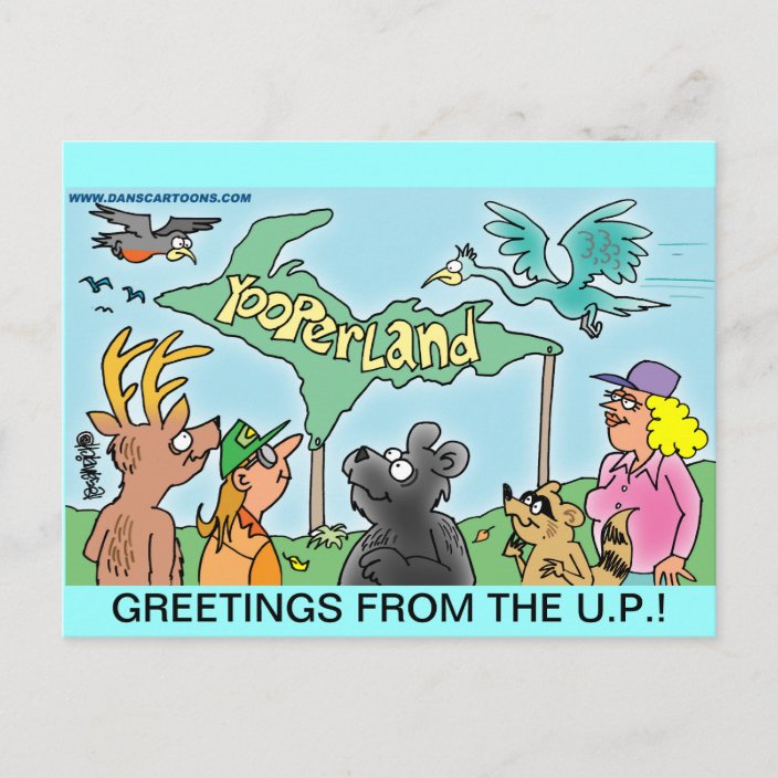 YOOPER POSTCARDS FOR YOOPERS | Zazzle