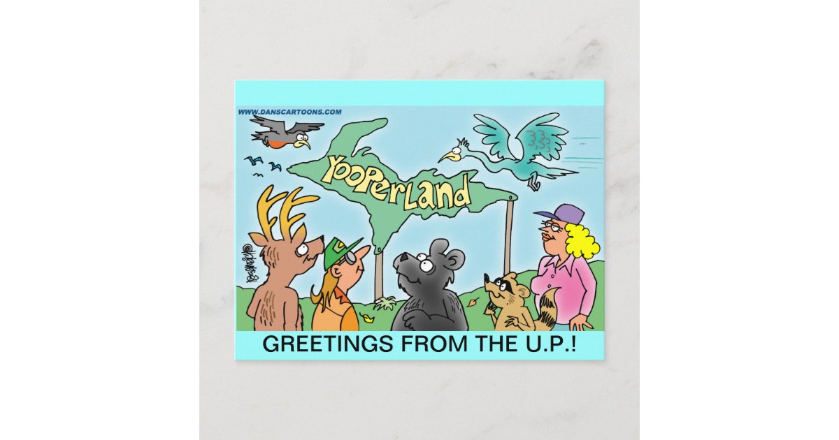 YOOPER POSTCARDS FOR YOOPERS | Zazzle