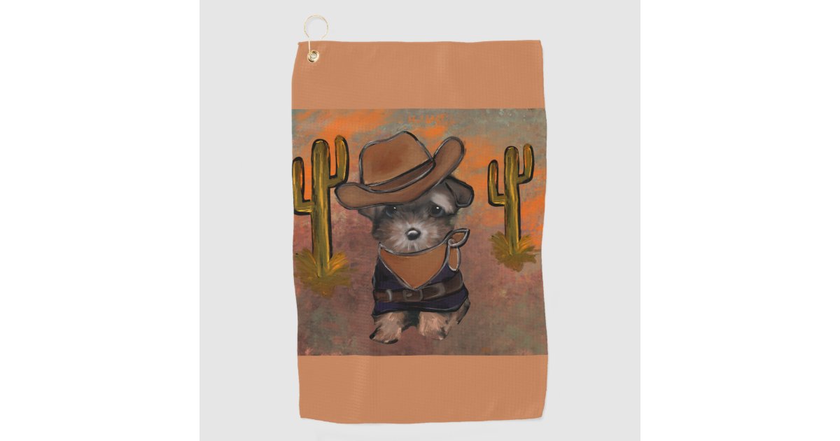 Yorkie Poo Golf Towel | Zazzle