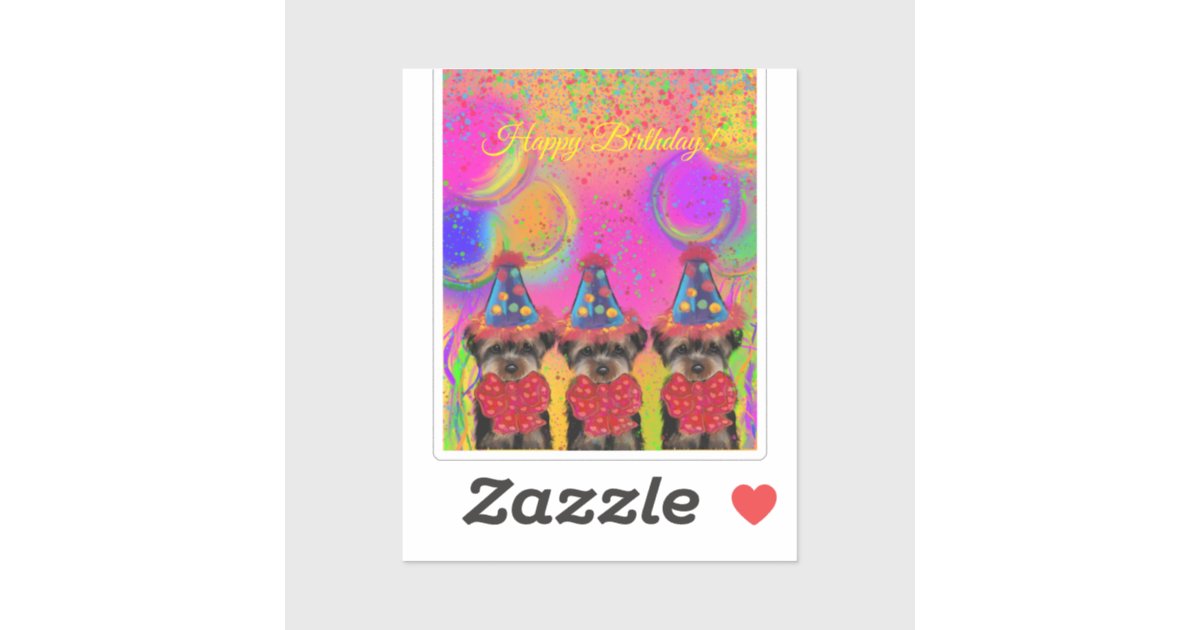 Yorkie Poo Sticker | Zazzle