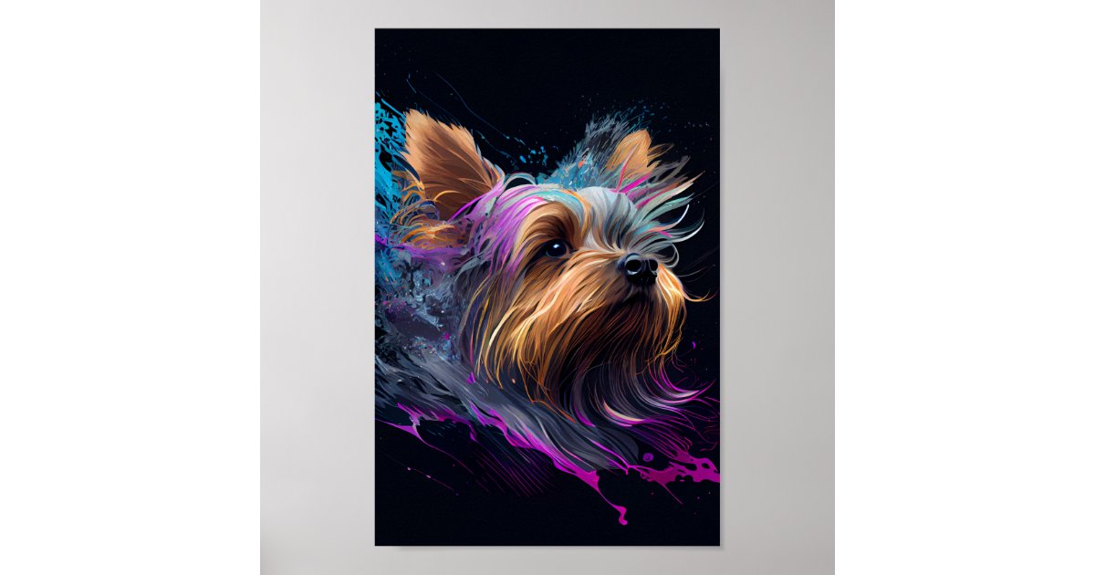 Yorkie Poster | Zazzle