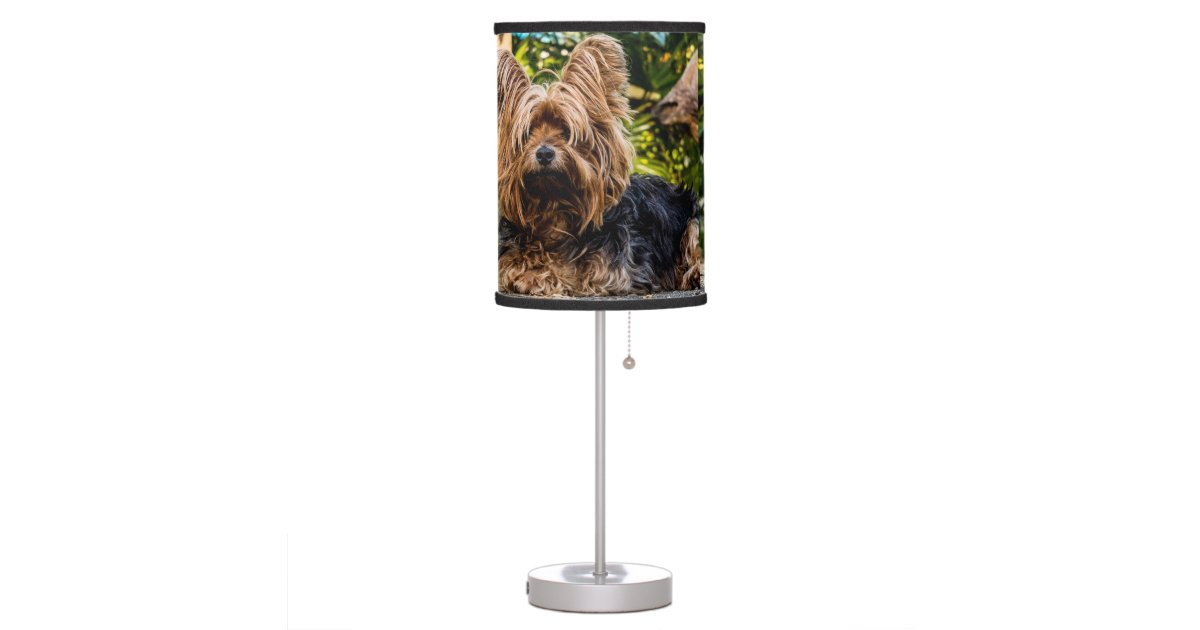 Yorkie Table Lamp | Zazzle