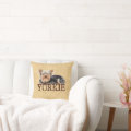 Yorkie Throw Pillow | Zazzle