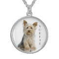 Yorkie "Yorkshire Terrier" Silver Pendant Necklace | Zazzle